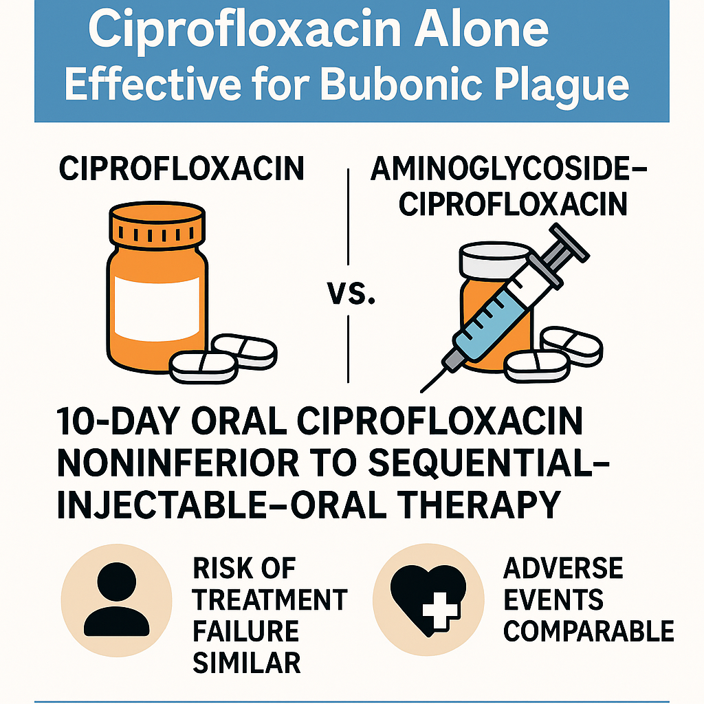Ciprofloxacin Alone Proves as Effective as Injectable Combination ...